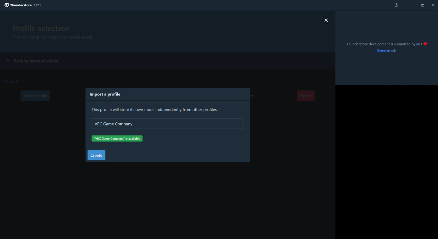 Thunderstore Mod Manager プロファイルの共有・インポート方法 【Lethal Company,Muck,etc.】