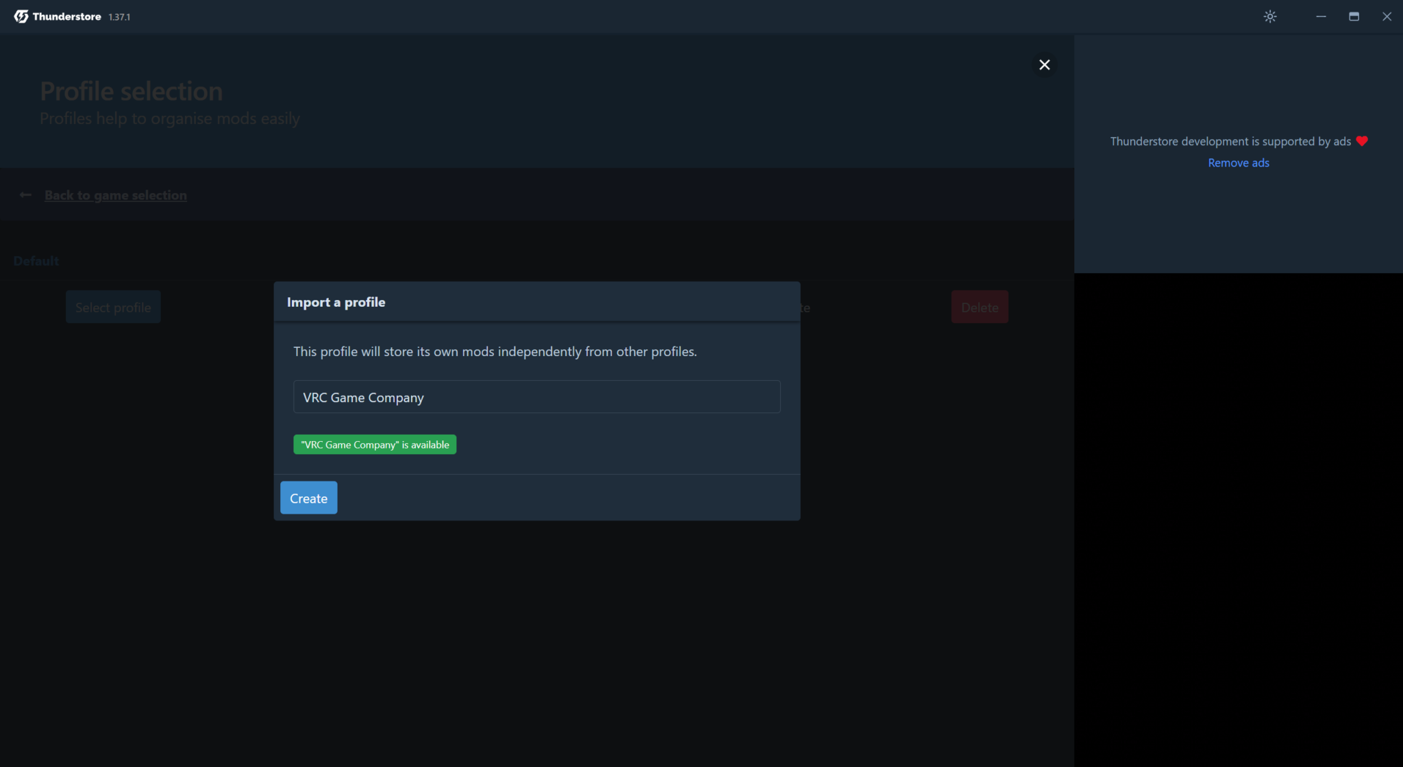 Thunderstore Mod Manager プロファイルの共有・インポート方法 【Lethal Company,Muck,etc.】